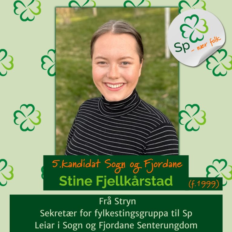 Listekandidatar 2025 - Senterpartiet